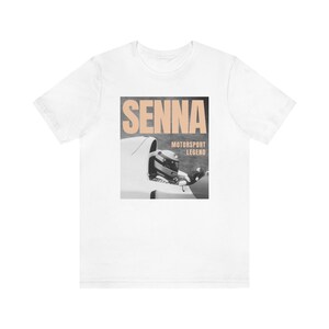 Motorsport F1 T-shirt for SENNA Formula One Fans Shirt Formula 1 Car ...