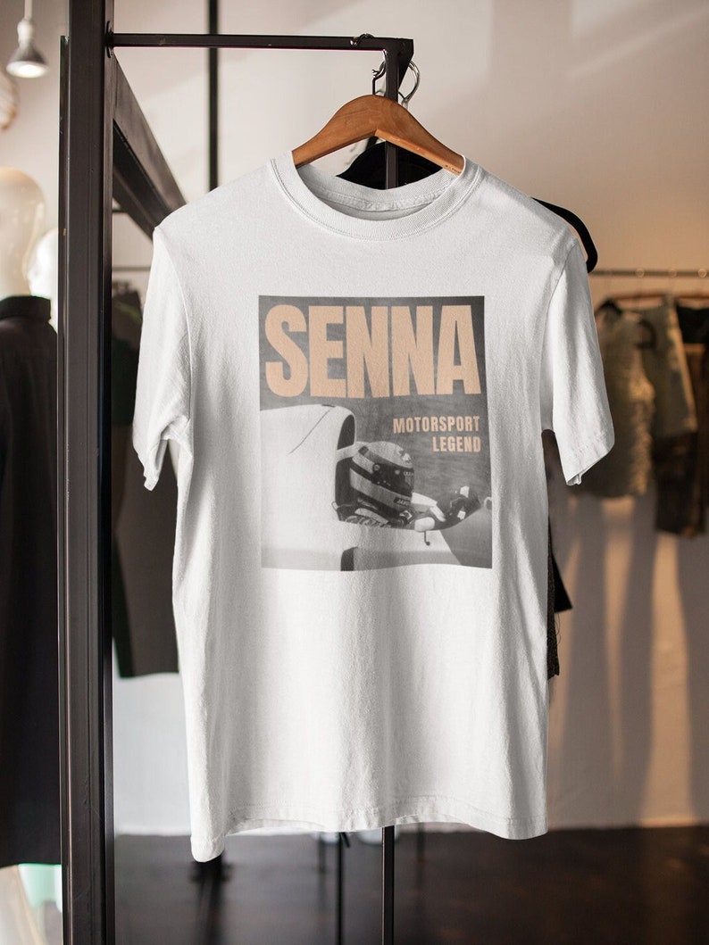 Motorsport F1 T-shirt for SENNA Formula One Fans Shirt Formula 1 Car ...