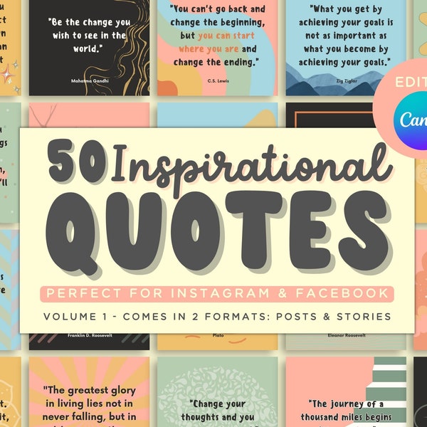 Inspirational Quotes - Etsy