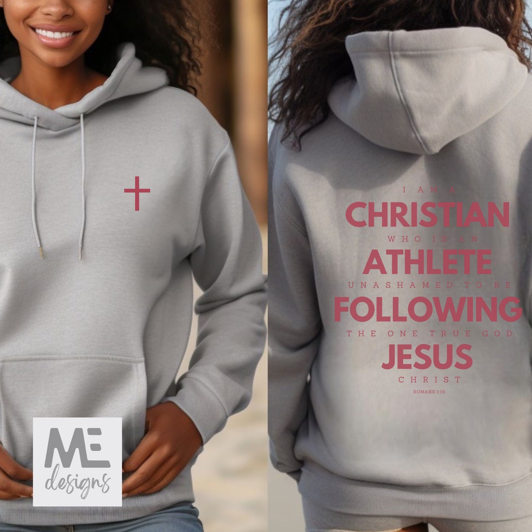 Christian Athlete, Sports, Hoodie, Jesus, Romans, Evangelize, Gospel ...