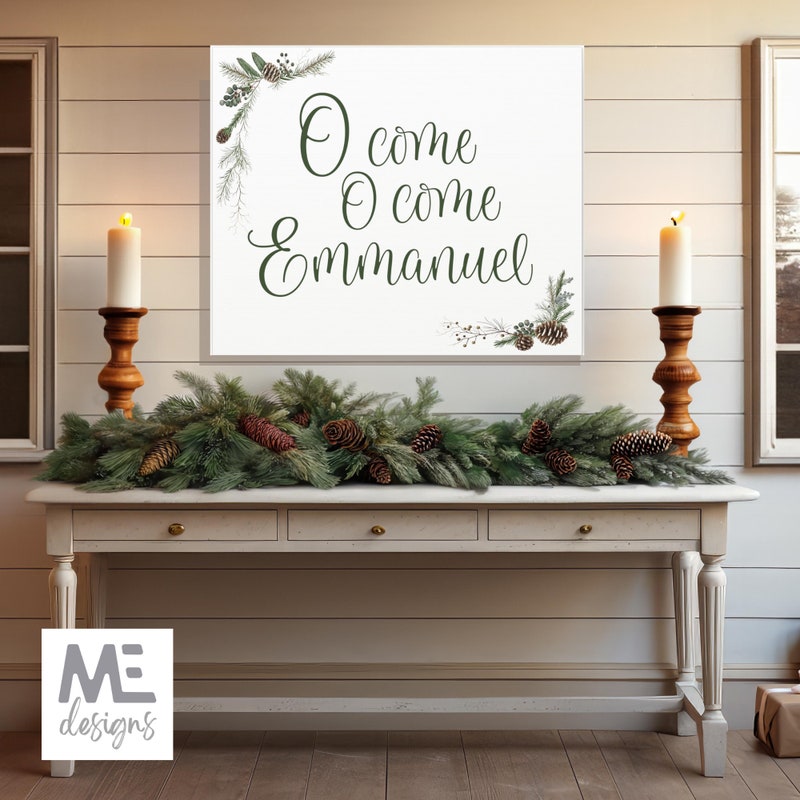 O Come Emmanuel - Etsy