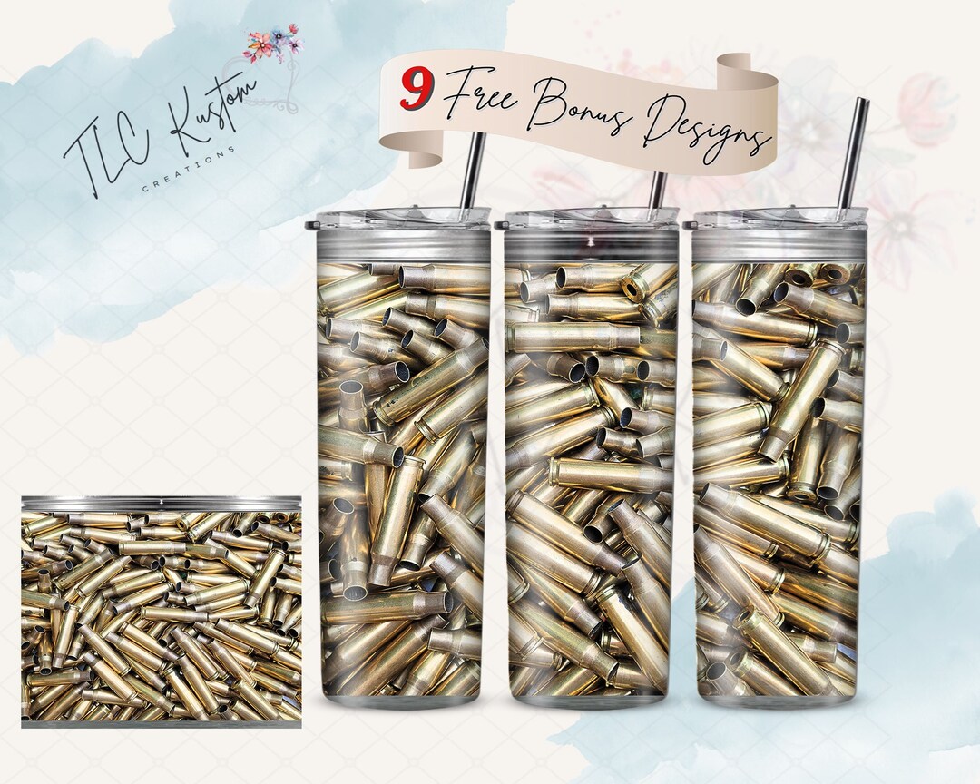 Jar of Spent Rifle Rounds Patriotic Drink Tumbler Design | 20oz & 30oz ...