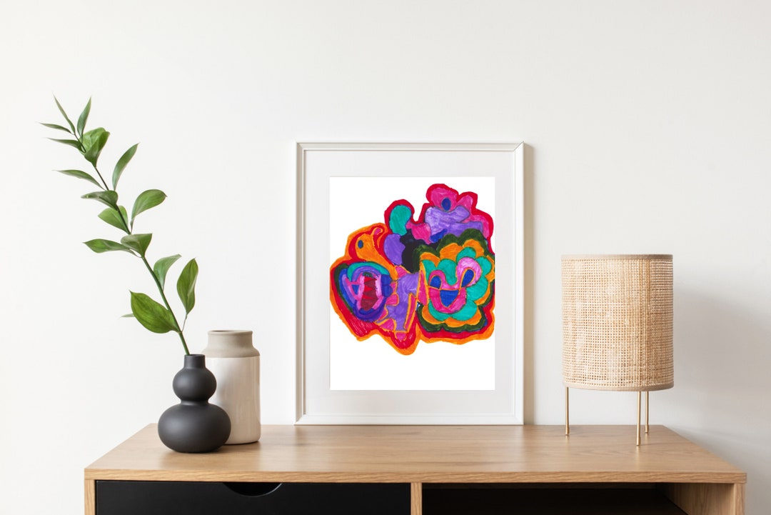 Digital Wall Art, Digital Download, Abstract Digital Print, Instant ...