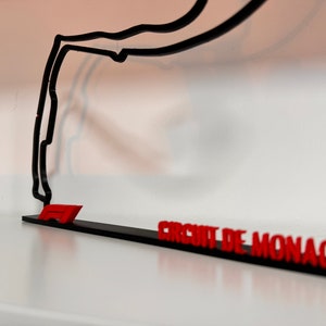 Monaco F1 Circuit Race Track Art, 3D Printed, Multiple Colours ...