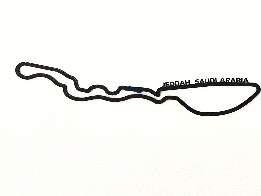 F1 Track Jeddah Saudi Arabia Wall Art 3d Printed - Etsy