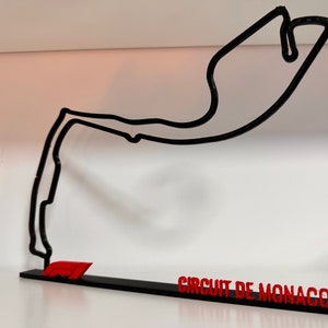 Monaco F1 Circuit Race Track Art, 3D Printed, Multiple Colours ...