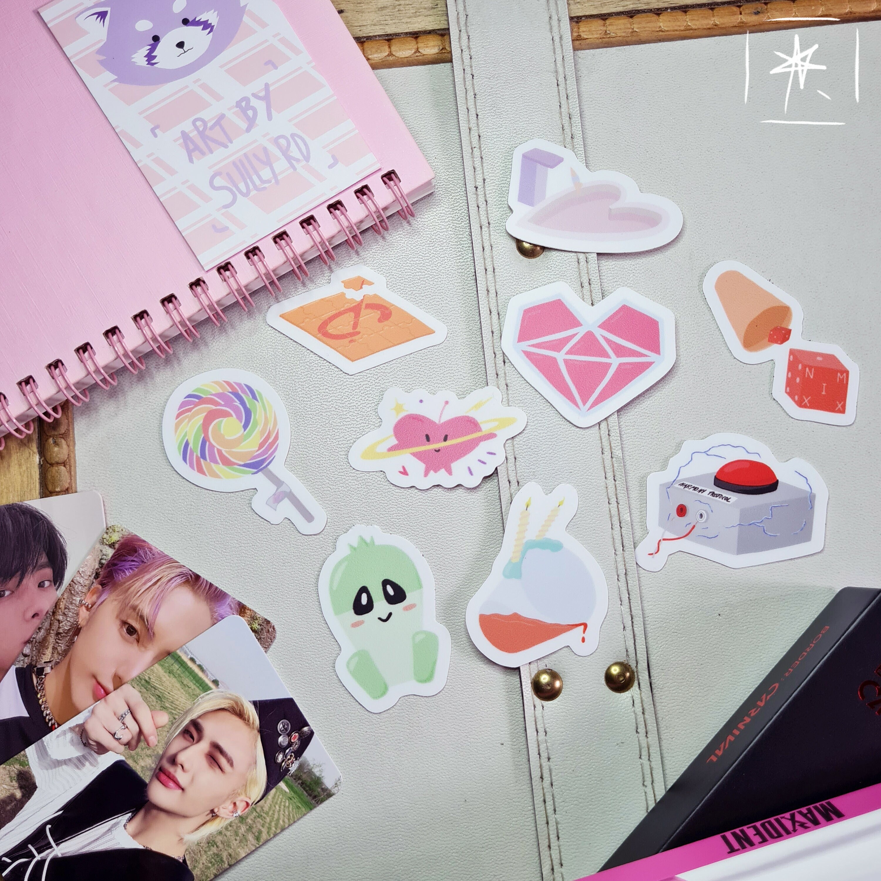 Kpop Stickers Stray Kids, the Boyz, Mamamoo, Enhypen, P1harmony, IVE ...