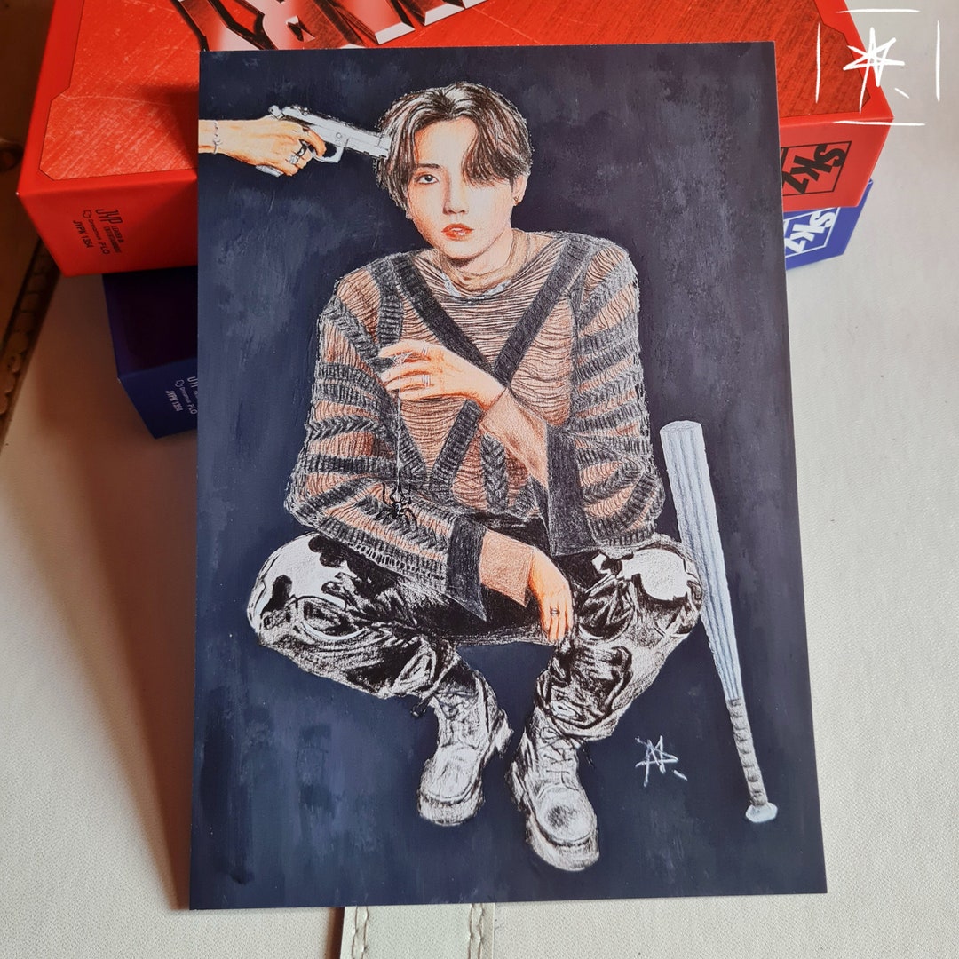 Stray Kids Han Jisung Venom Colored Pencil A5 Print - Fanart, Kpop ...