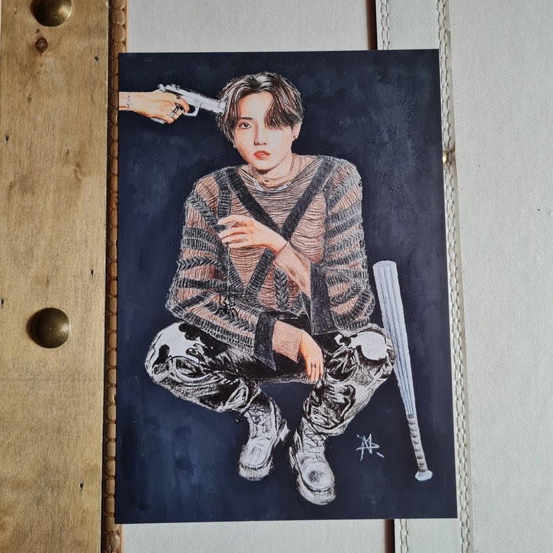 Stray Kids Han Jisung Venom Colored Pencil A5 Print Fanart - Etsy