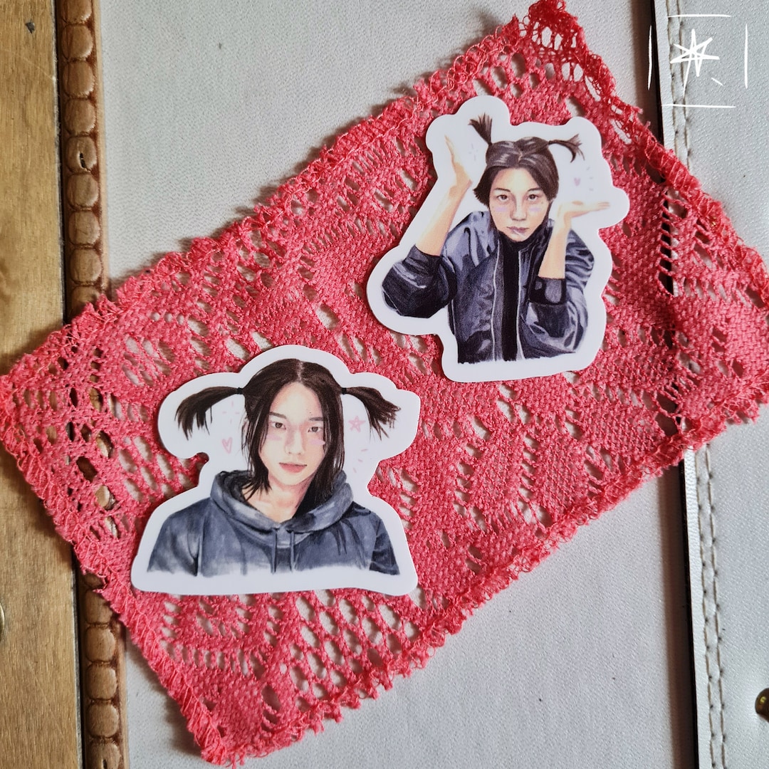SKZ Hyunjin & Felix Stickers - Stray Kids Pigtail, Kpop, Fanart, Stay ...