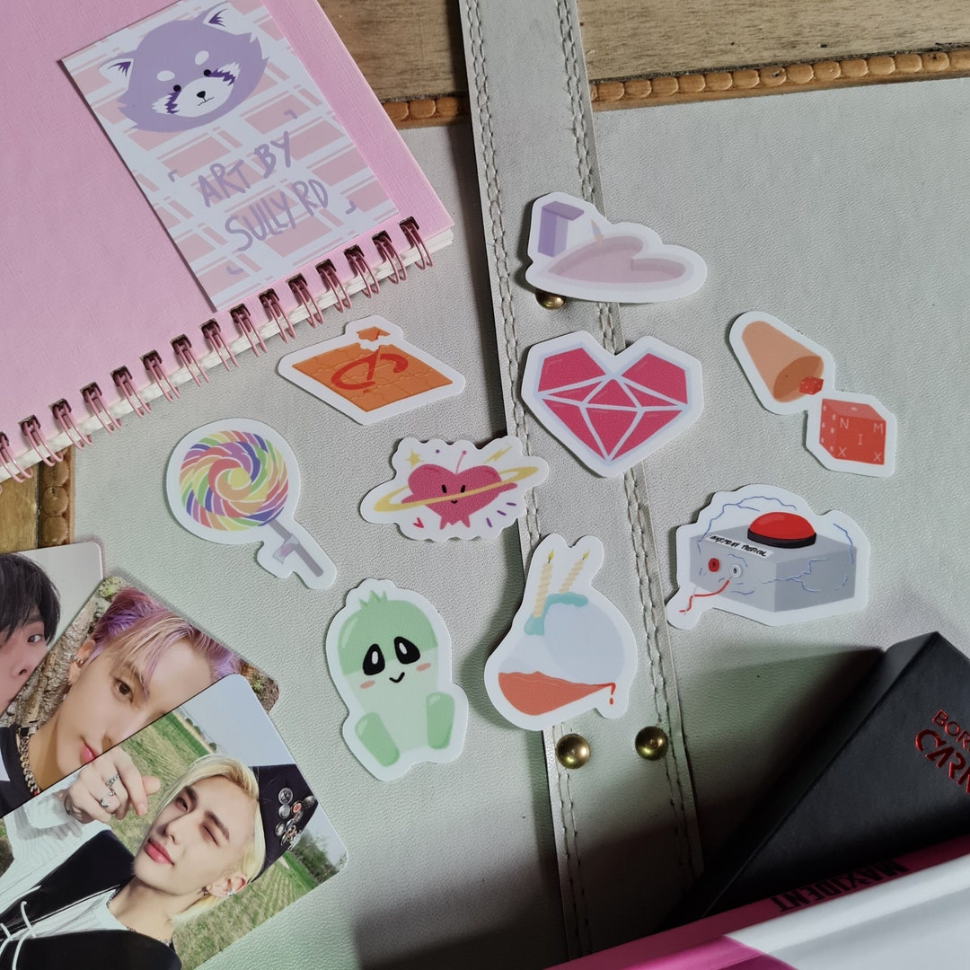 Kpop Stickers Stray Kids the Boyz Mamamoo Enhypen - Etsy