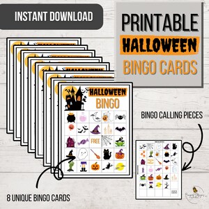 HALLOWEEN BINGO Homeschool Classroom Family Fun - Etsy