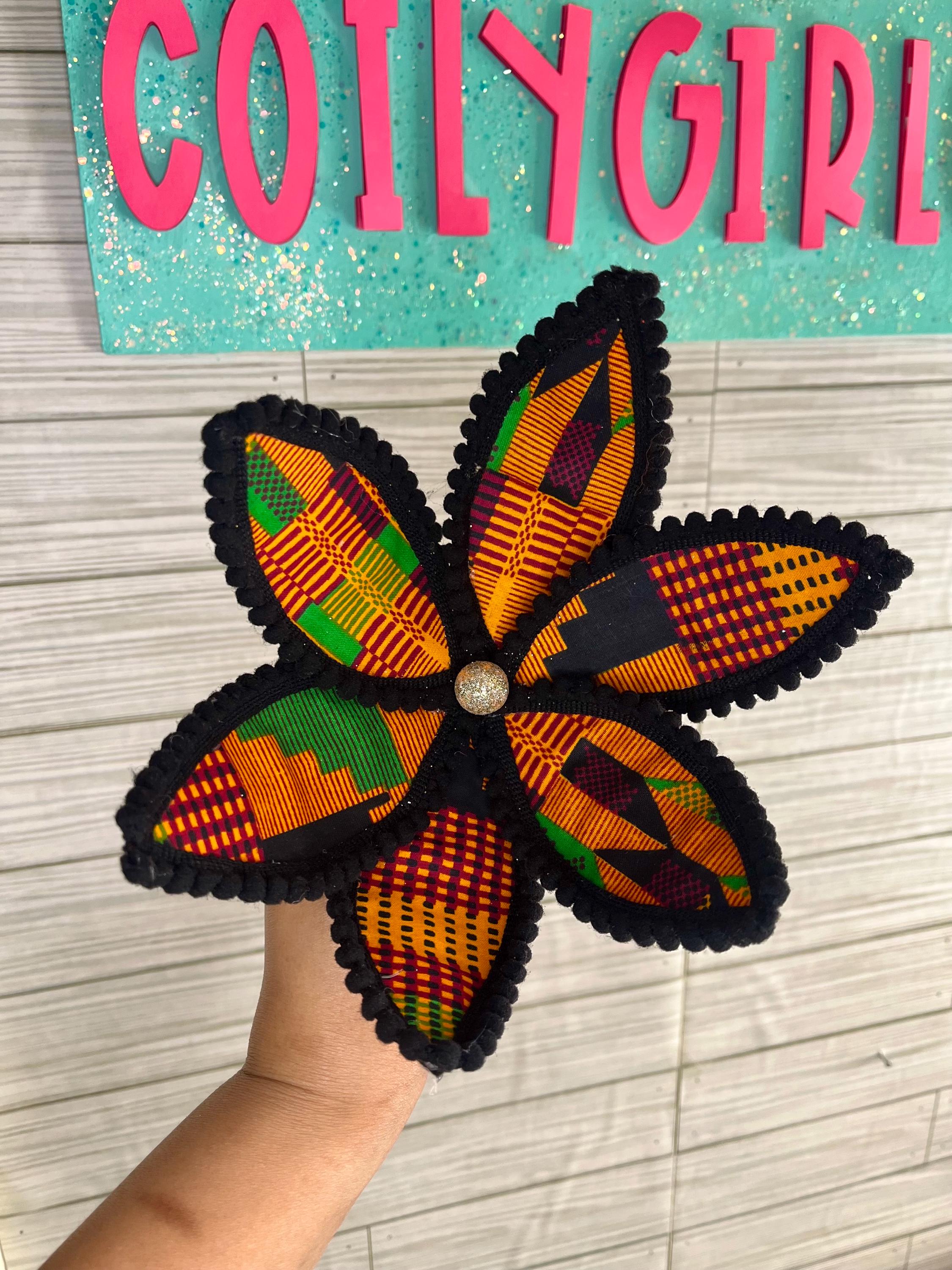 Kente Cloth Flower | Black History Decor | Fabric Flower | Juneteenth ...