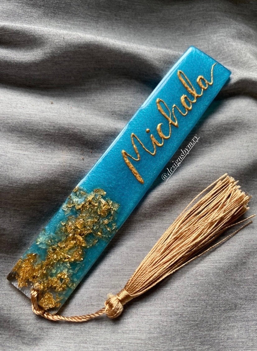 Personalised Bookmarks Resin Bookmarks Personalised Gift Personalised ...