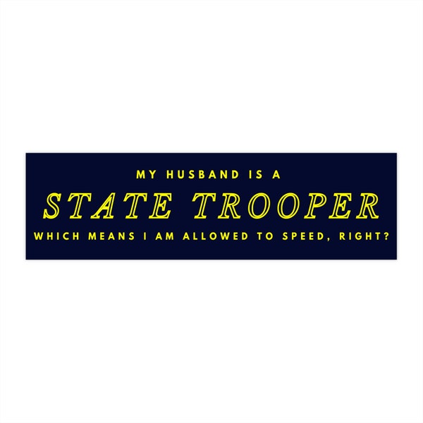 State Trooper Sticker - Etsy