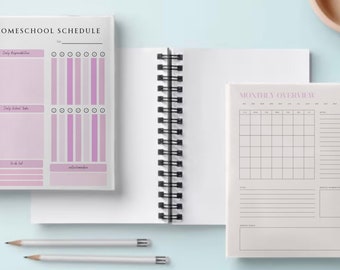 Editable Homeschool Checklist, Printable Daily Schedule for Kids, Home ...