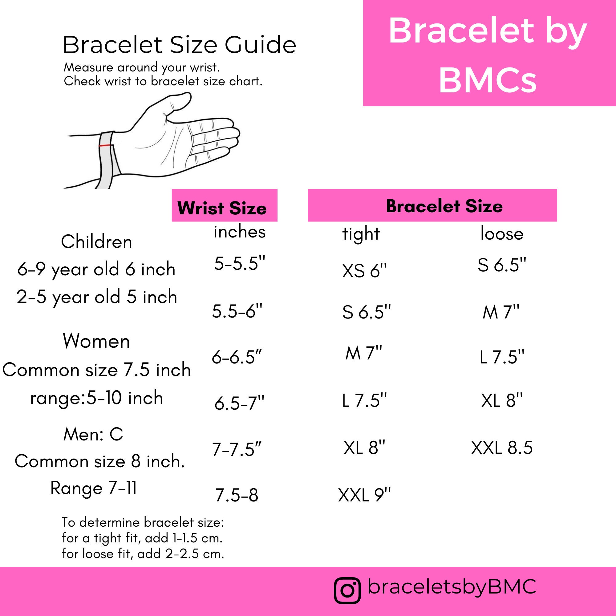 7 inch bracelet store