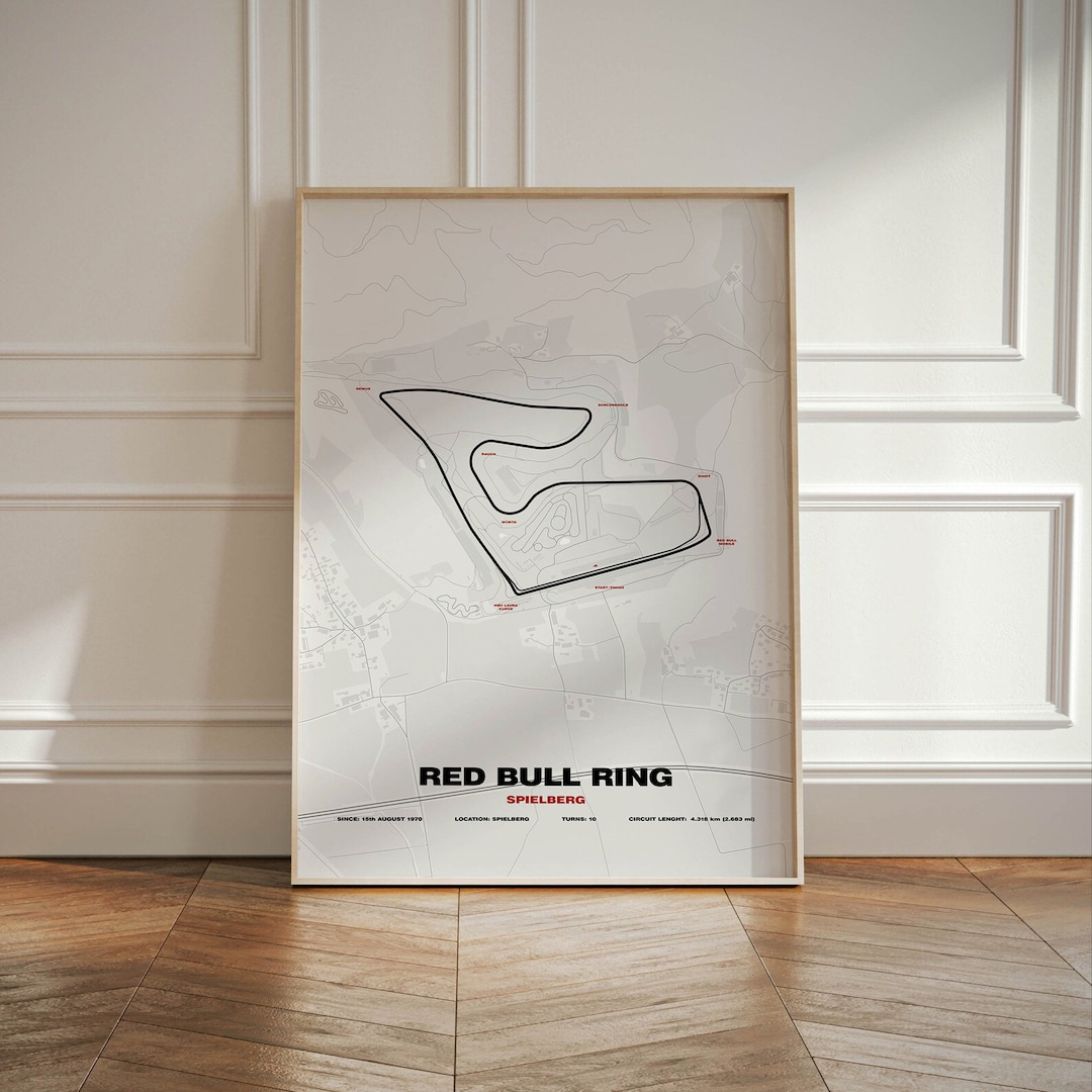 Red Bull Ring Austrian Grand Prix Spielberg Poster - Etsy