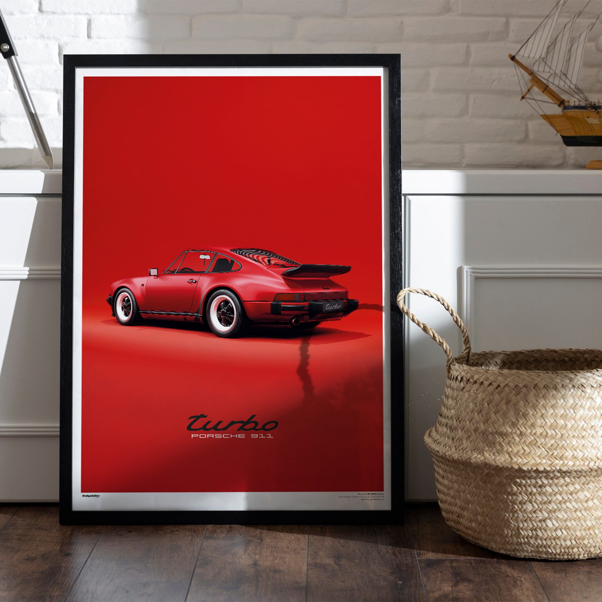 Porsche 911 Turbo Poster Porsche 930 Print 50 X 70 Cm - Etsy