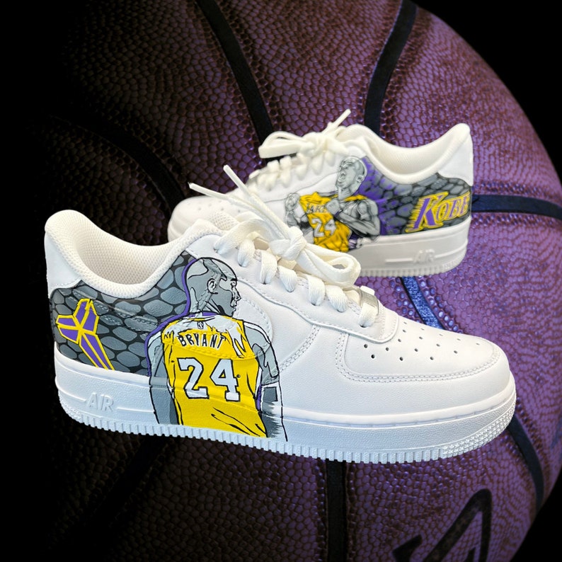 Custom “mamba” Air Force 1 Shoes - Etsy