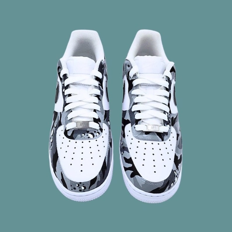 Custom mono Camo Air Force 1 Shoes - Etsy