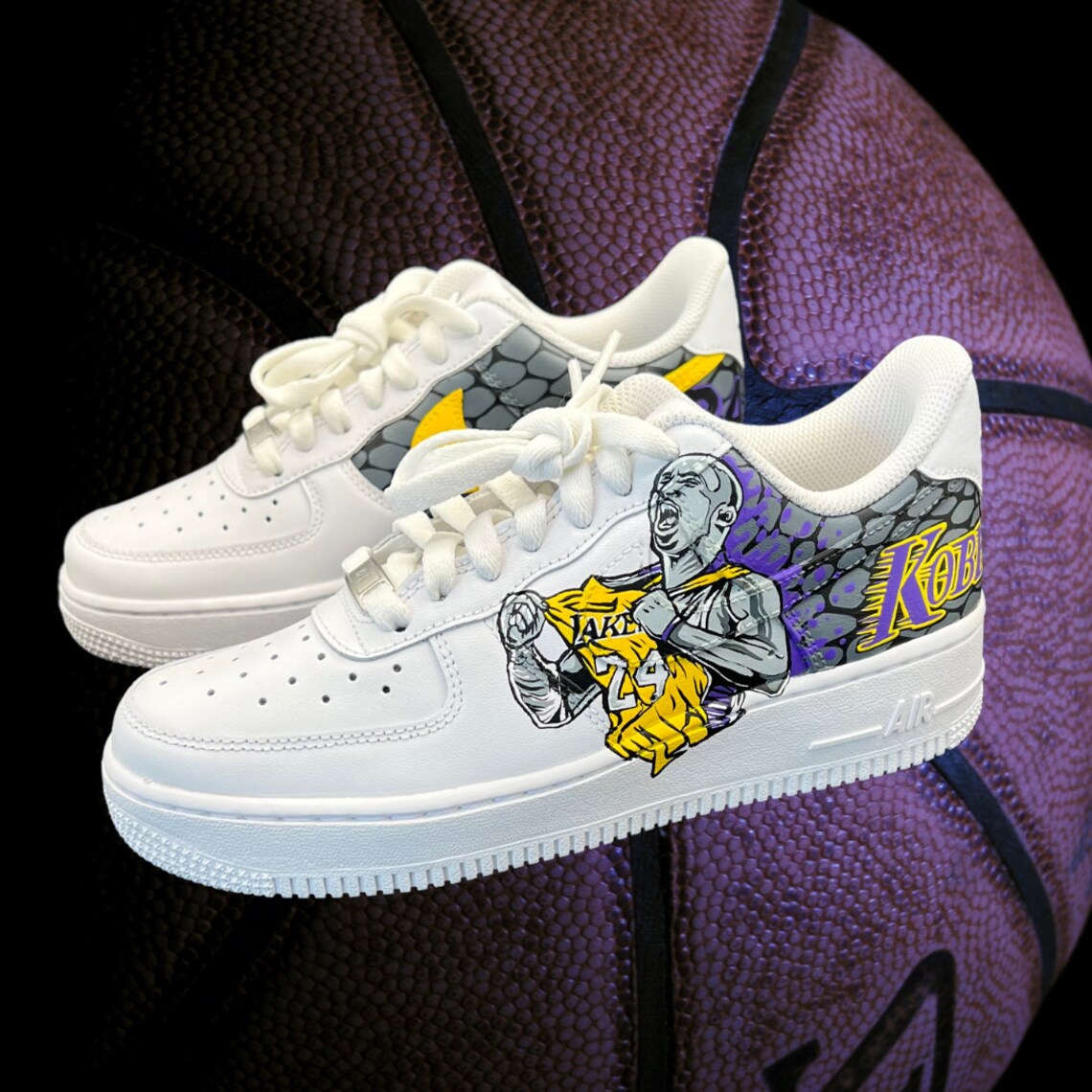 Custom “mamba” Air Force 1 Shoes - Etsy