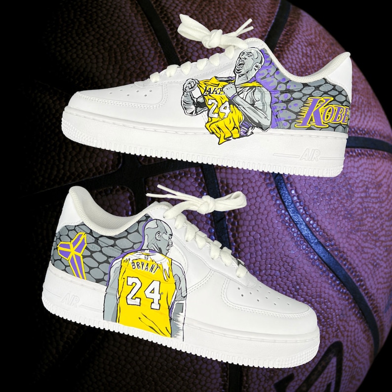 Custom “mamba” Air Force 1 Shoes - Etsy
