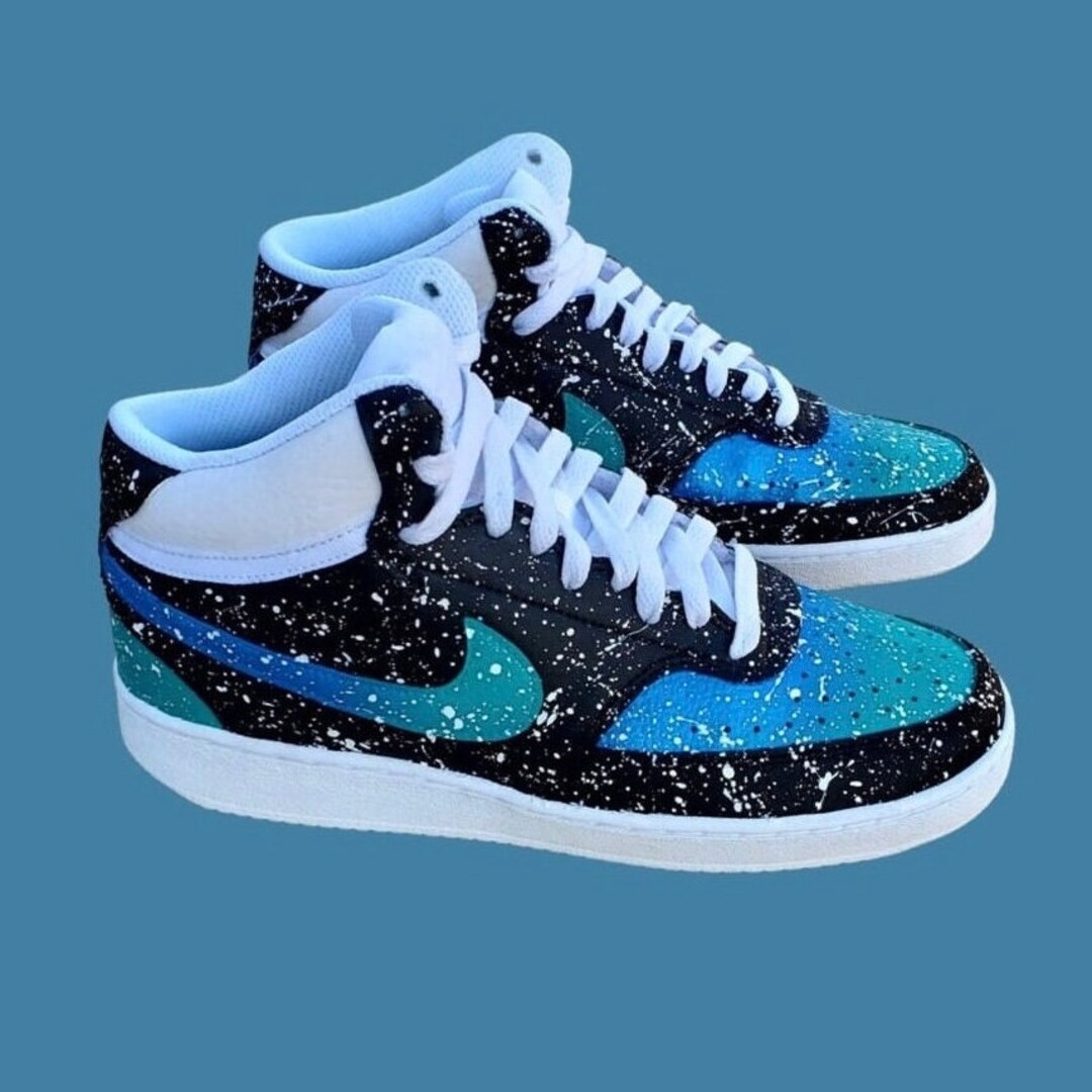 Custom “speckle” Court Vision Shoes - Etsy