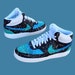 Custom “speckle” Court Vision Shoes - Etsy