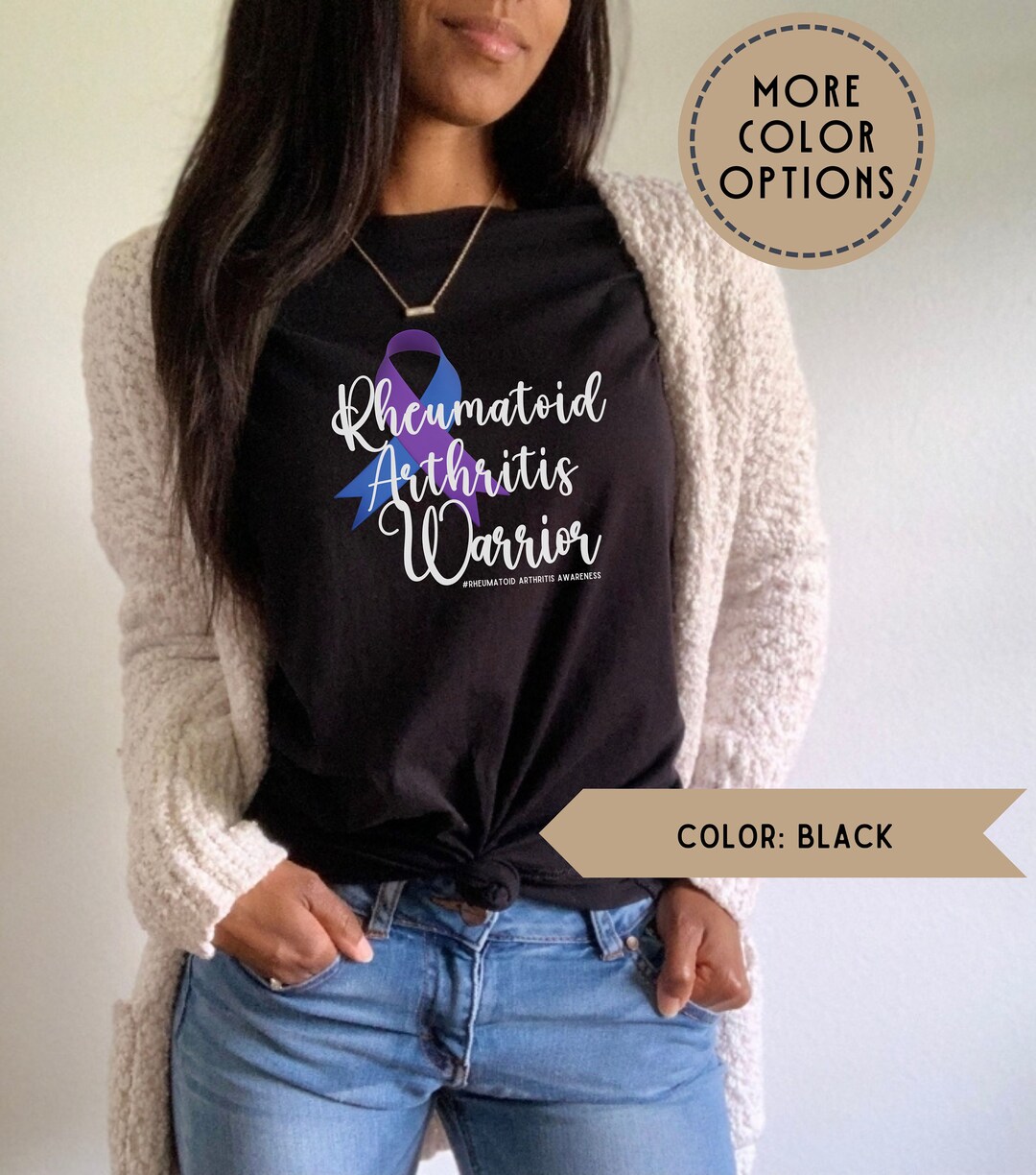 Rheumatoid Arthritis Awareness Tee, RA Warrior Shirt, Autoimmune ...