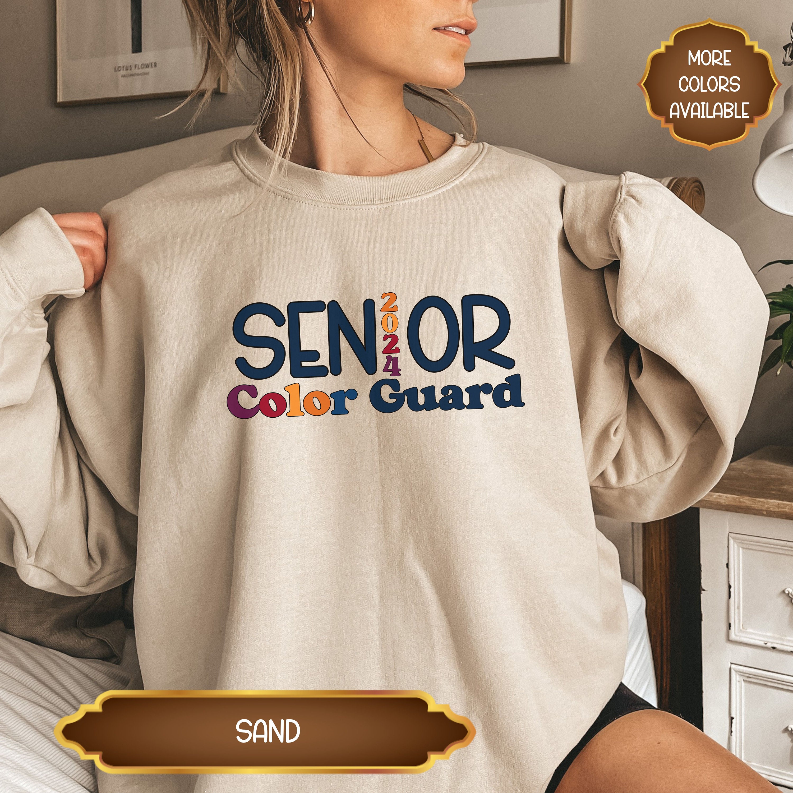 Senior 2024 Color Guard Sweatshirt, Color Guard Team Sweater, Color ...