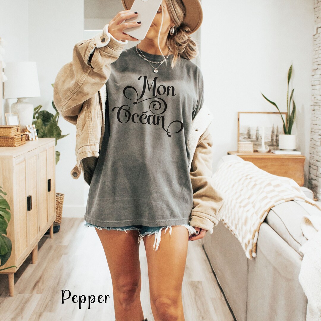 Comfort Colors® Mon Ocean Shirt, Mon Ocean Tee, Trendy Tee, Women's ...