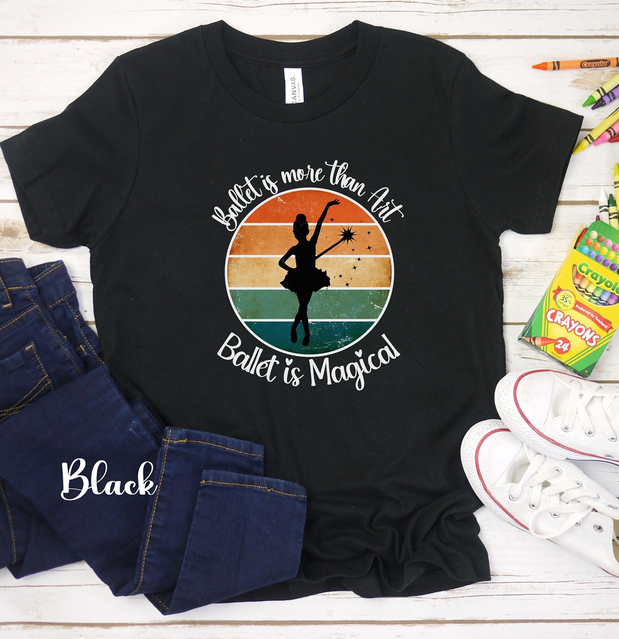 Ballet Youth and Adult Tees Ballet is Magical Tees Dance - Etsy