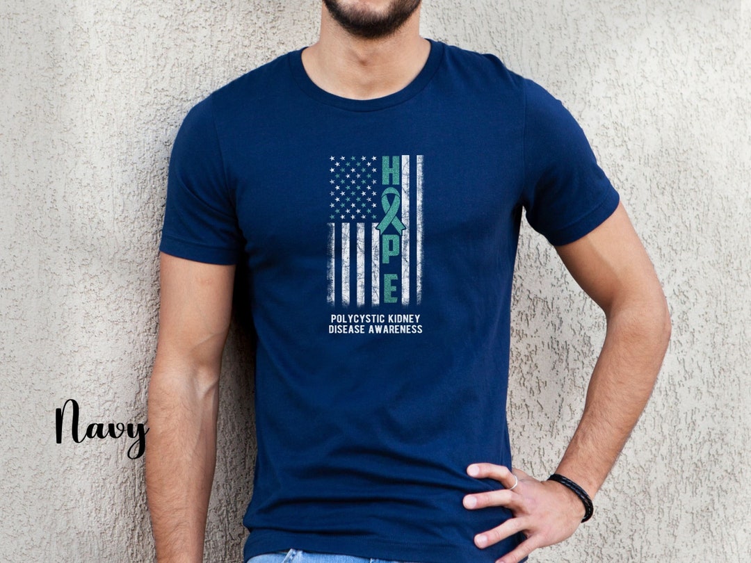 Polycystic Kidney Disease Awareness, PKD Flag, PKD Warrior Tee, Kidney ...