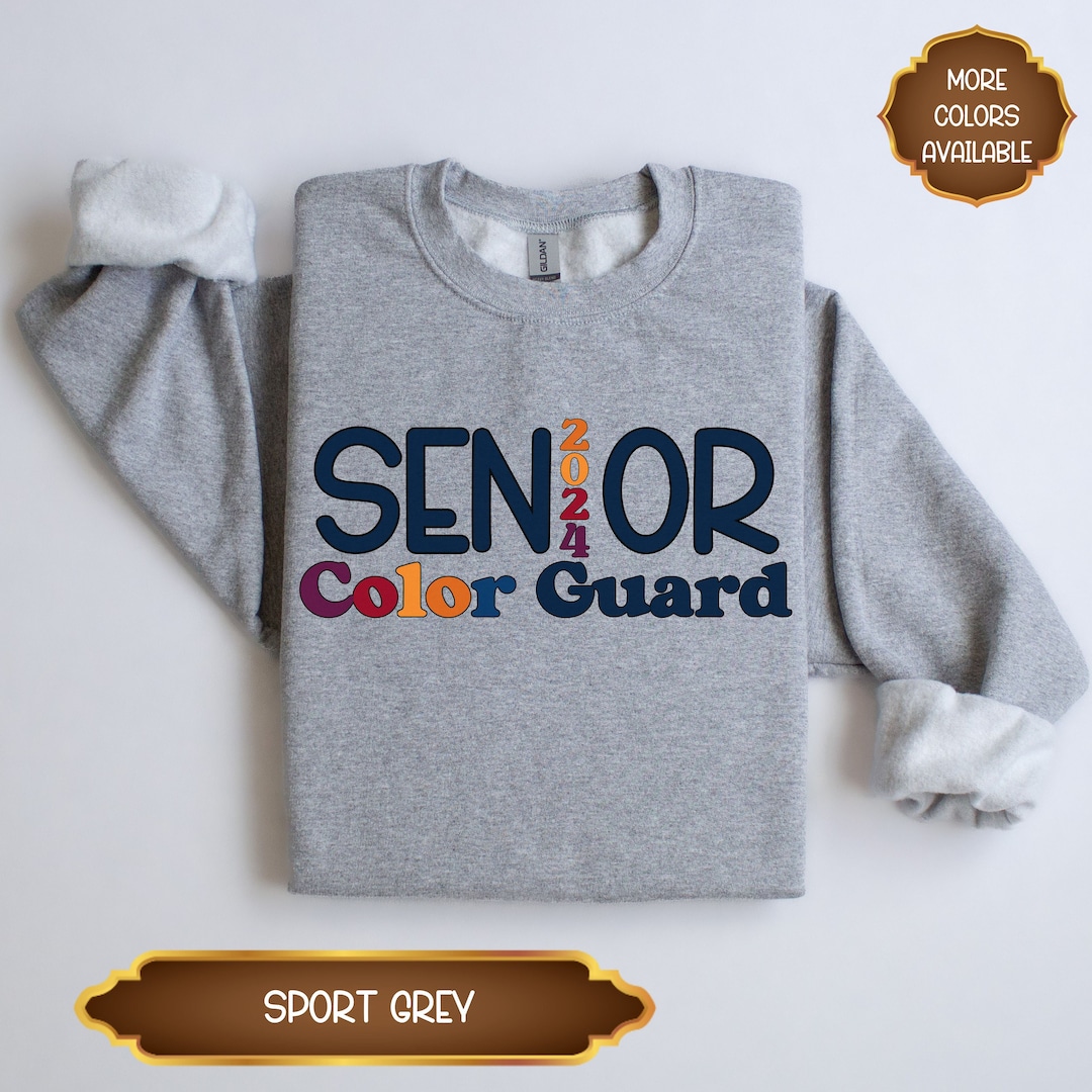 Senior 2024 Color Guard Sweatshirt, Color Guard Team Sweater, Color ...