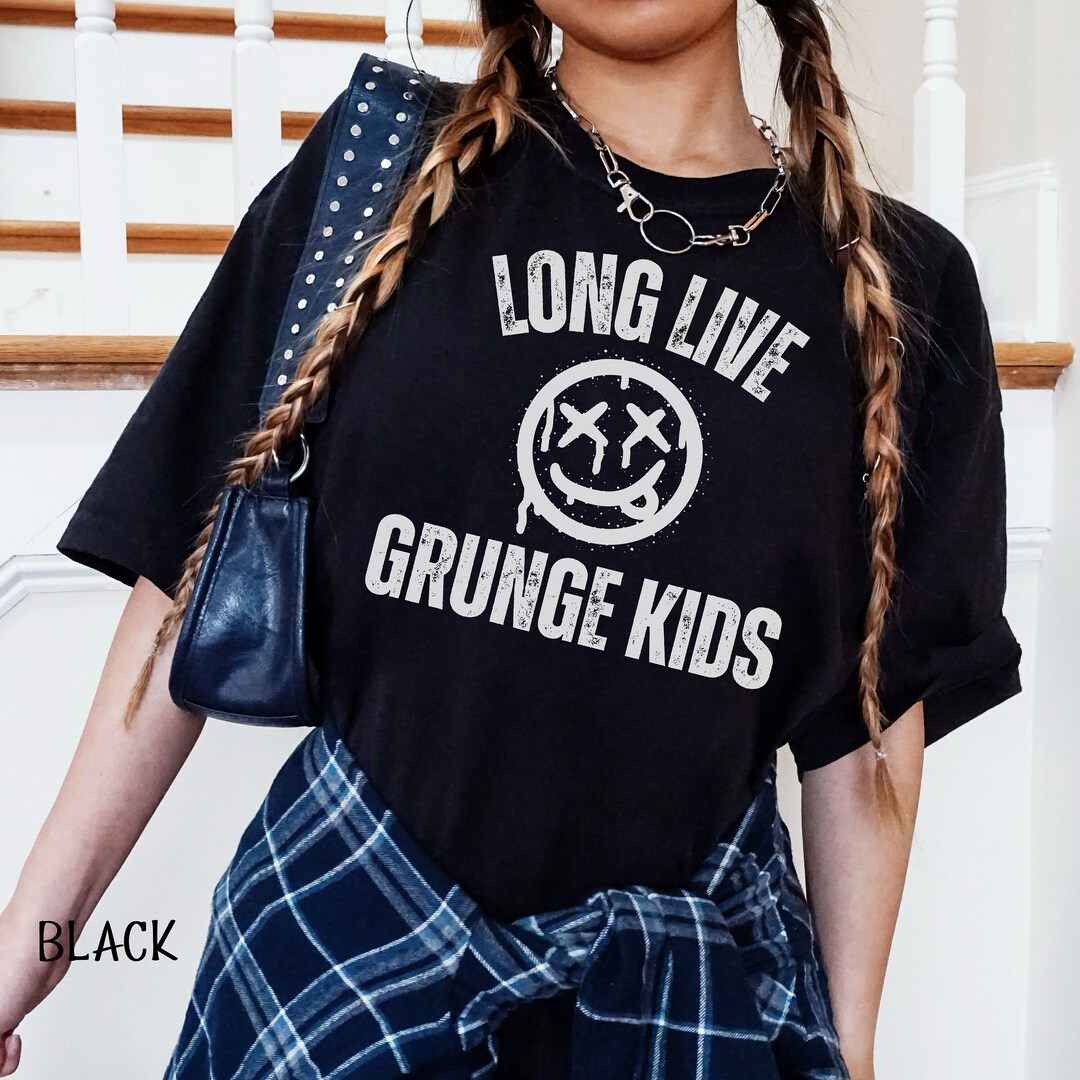 Comfort Colors® Long Live Grunge Kids, Raised on 90's Grunge Tee, Still ...