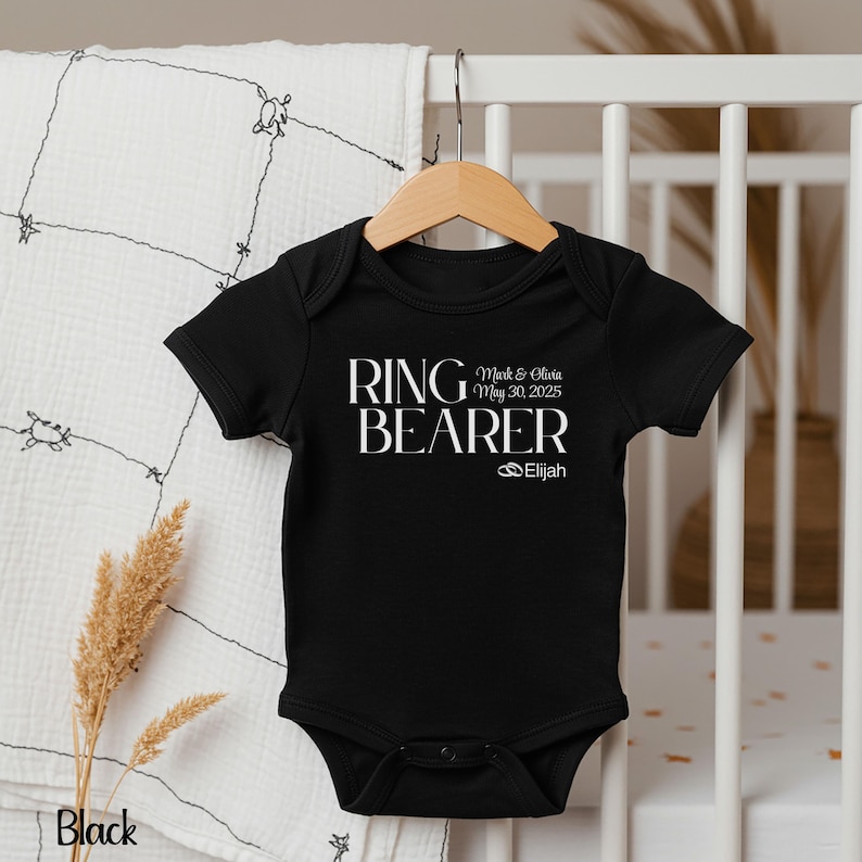 Personalized Classy Flower Girl and Ring Bearer Shirts, Gift for Flower ...