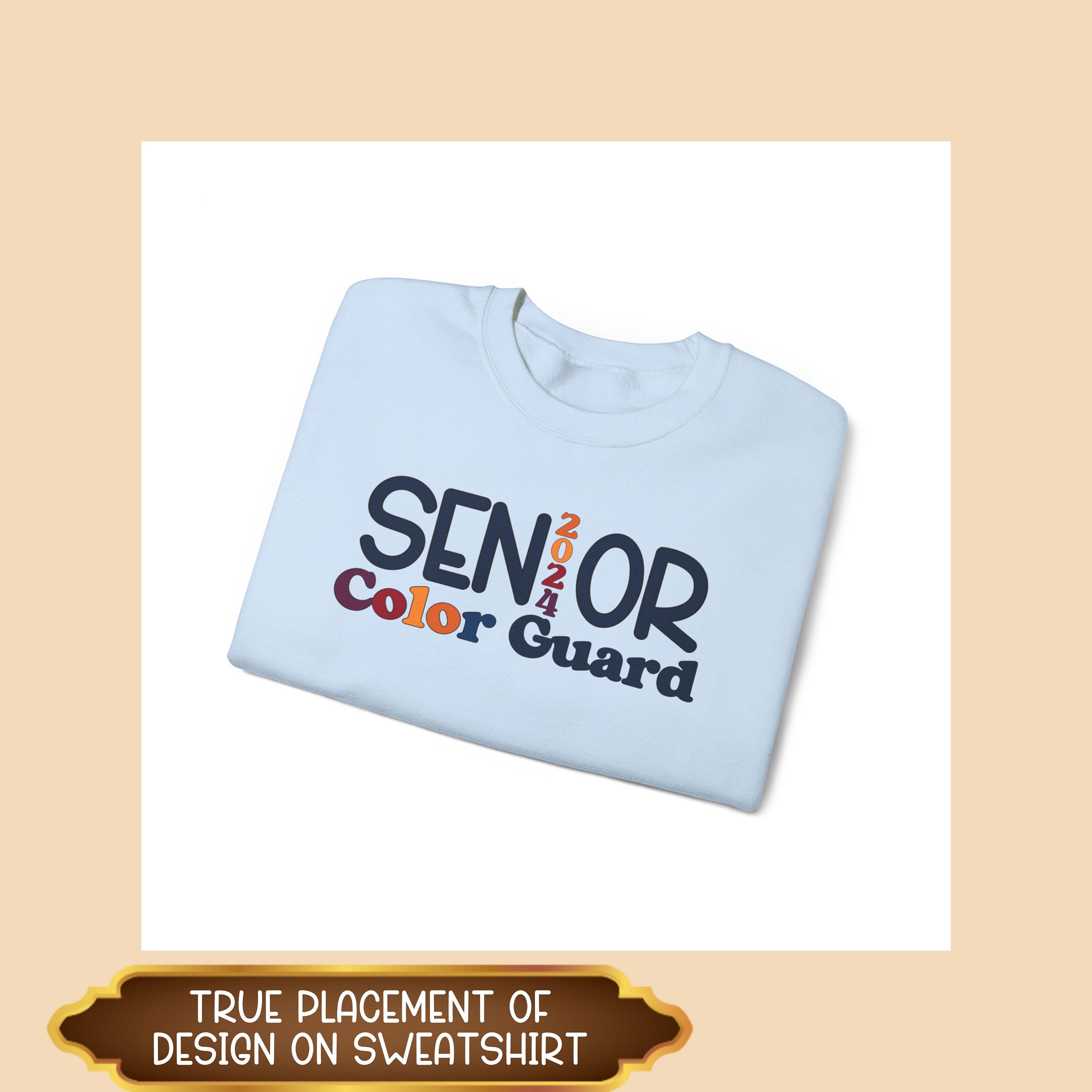 Senior 2024 Color Guard Sweatshirt, Color Guard Team Sweater, Color ...