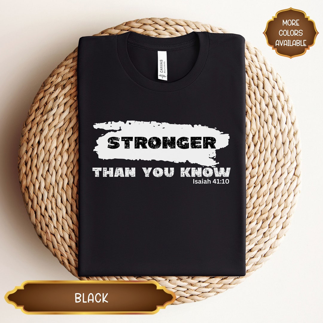Stronger Than You Know Shirt, Abuse Survivor Tee, Transplant Survivor ...