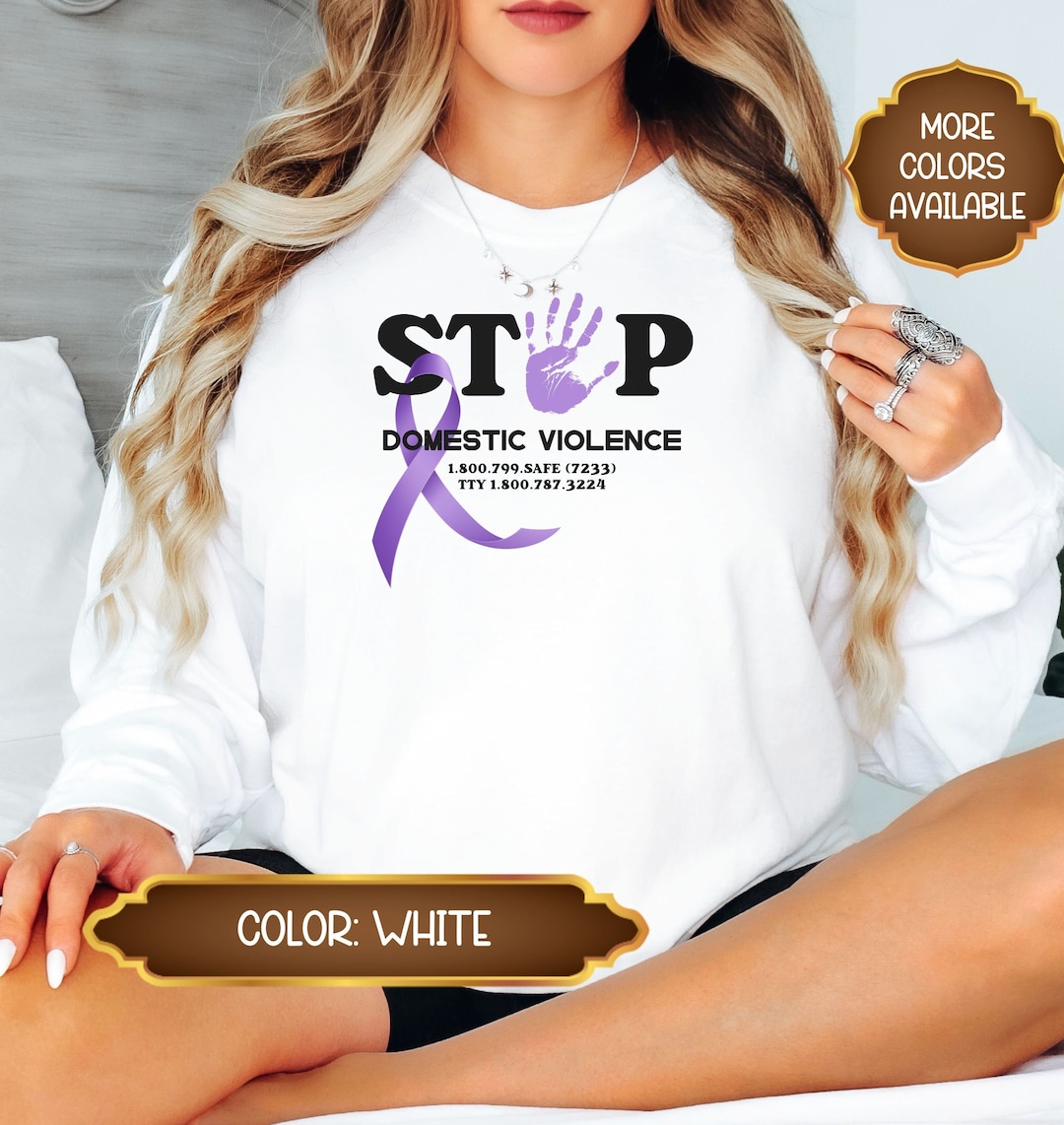 Comfort Colors Domestic Violence Tee, Domestic Violence Awareness Shirt, Domestic Violence ...