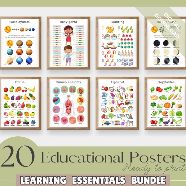 Educational Poster - Etsy