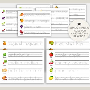 Fruit & Vegetable Classroom Flashcards, Teachers Flash Cards, Nursery ...