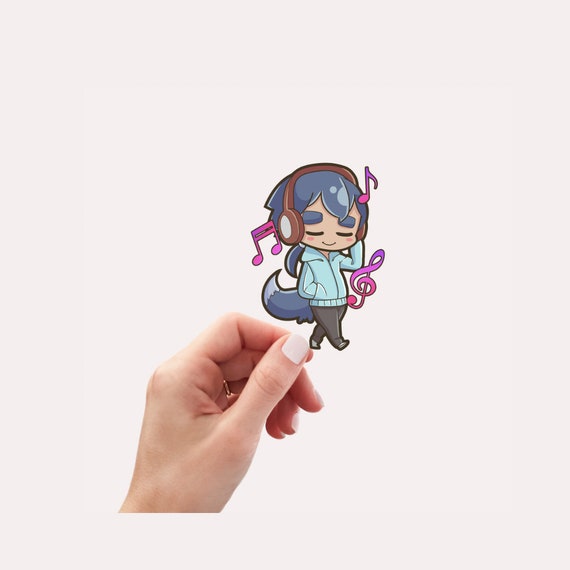 Chibi Listening To Music