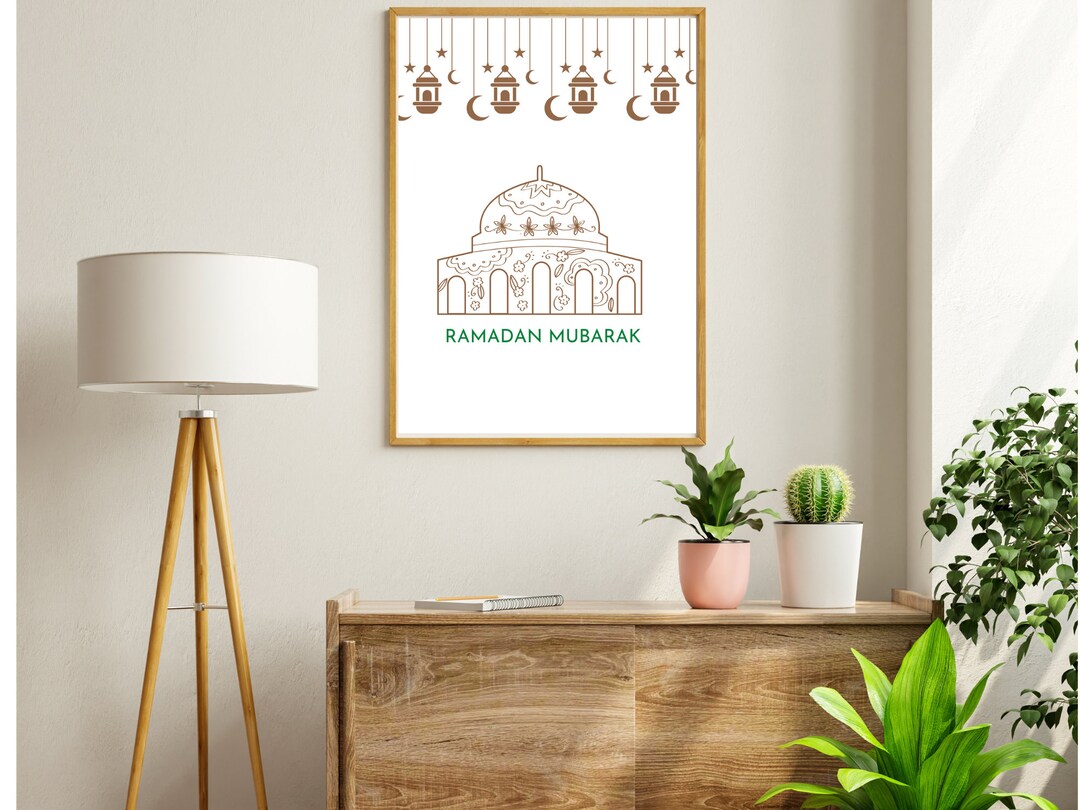 Ramadan Wall Art, Islam Wall Art, Islamic Home Decor, Ramadan Decor ...