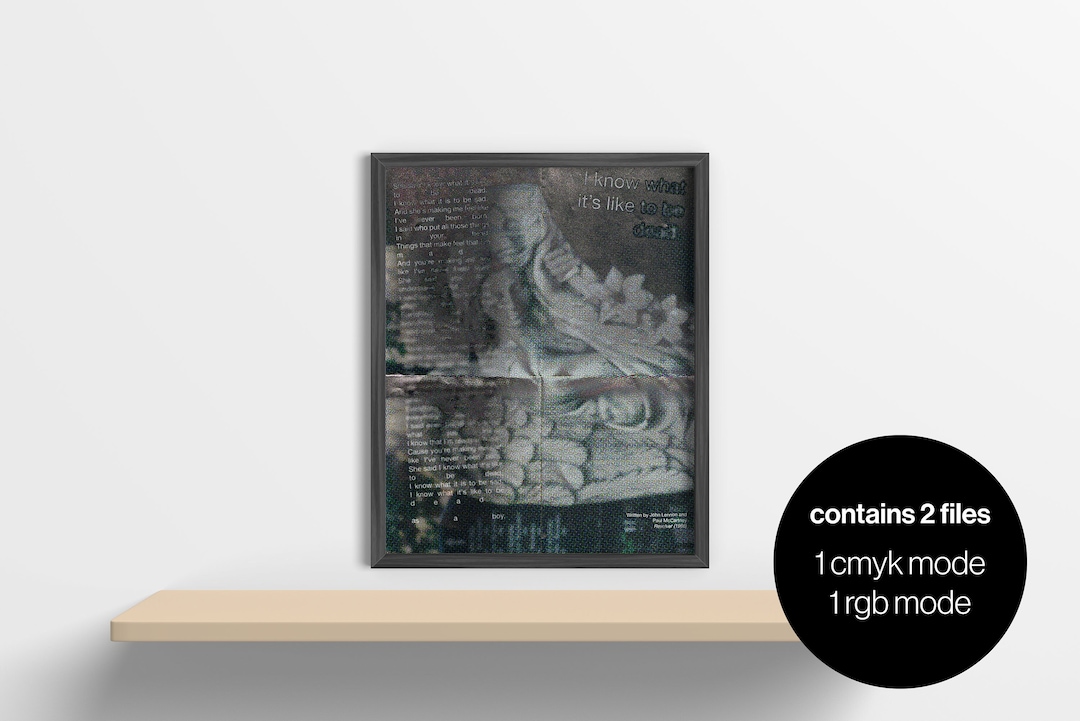 The Beatles She Said She Said, Poster, Music, Trendy Wall Art, Retro ...
