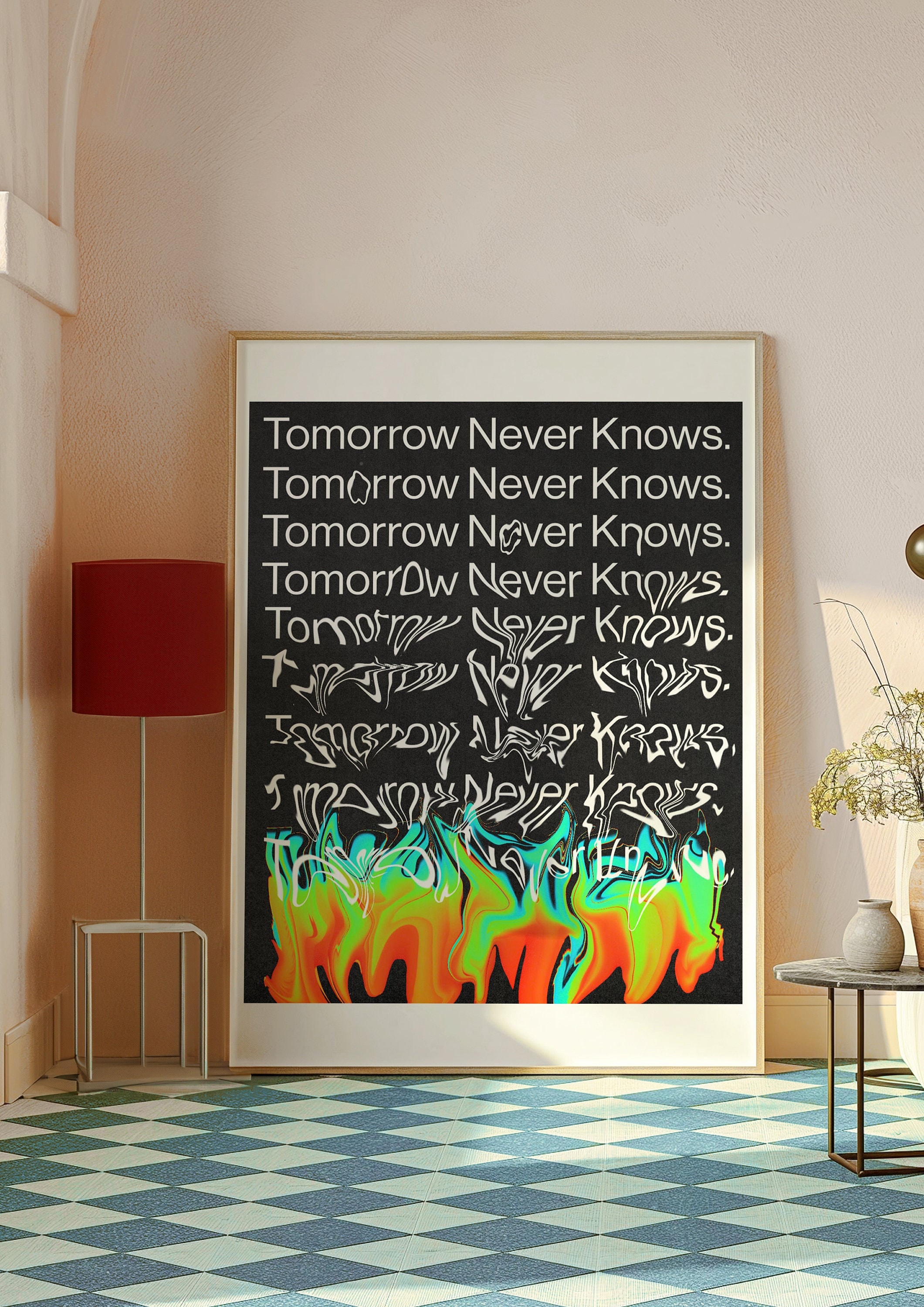 The Beatles Tomorrow Never Knows, Poster, Psychedelic, Trendy Wall Art ...