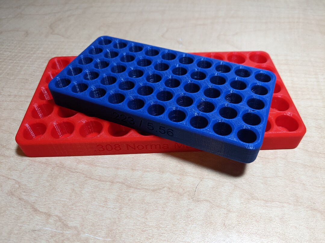 Reloading Tray (.223, 5.56, 9mm, 30-06, 308 Norma Magnum) - 3D Printed ...