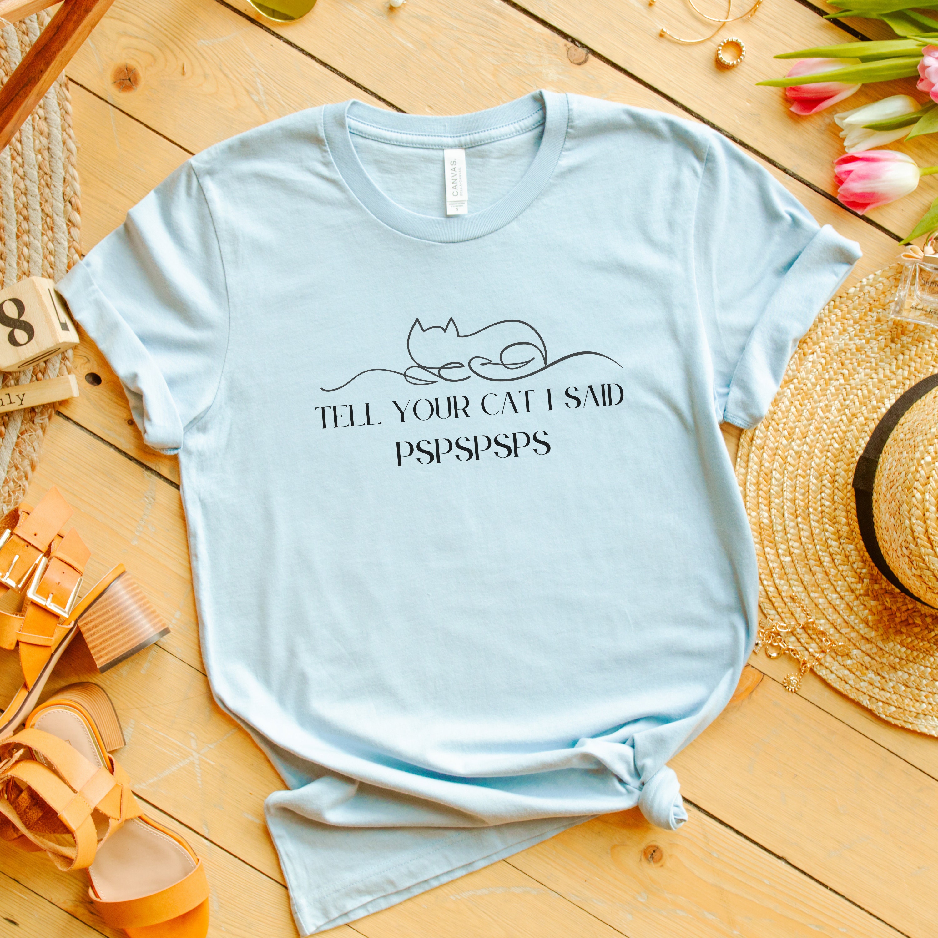 Cute Black Cat T-shirt, Gift for Cat Lover, Cat Mom Cat Dad, Cat Shirt ...