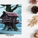 Tree House Painting Concept Art for Home Decor Wall Hanging in Digital ...
