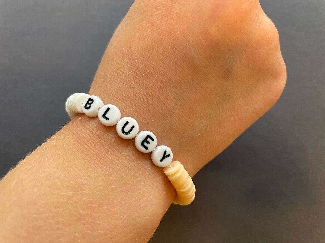 Cute Clay Bluey Bracelet - Etsy